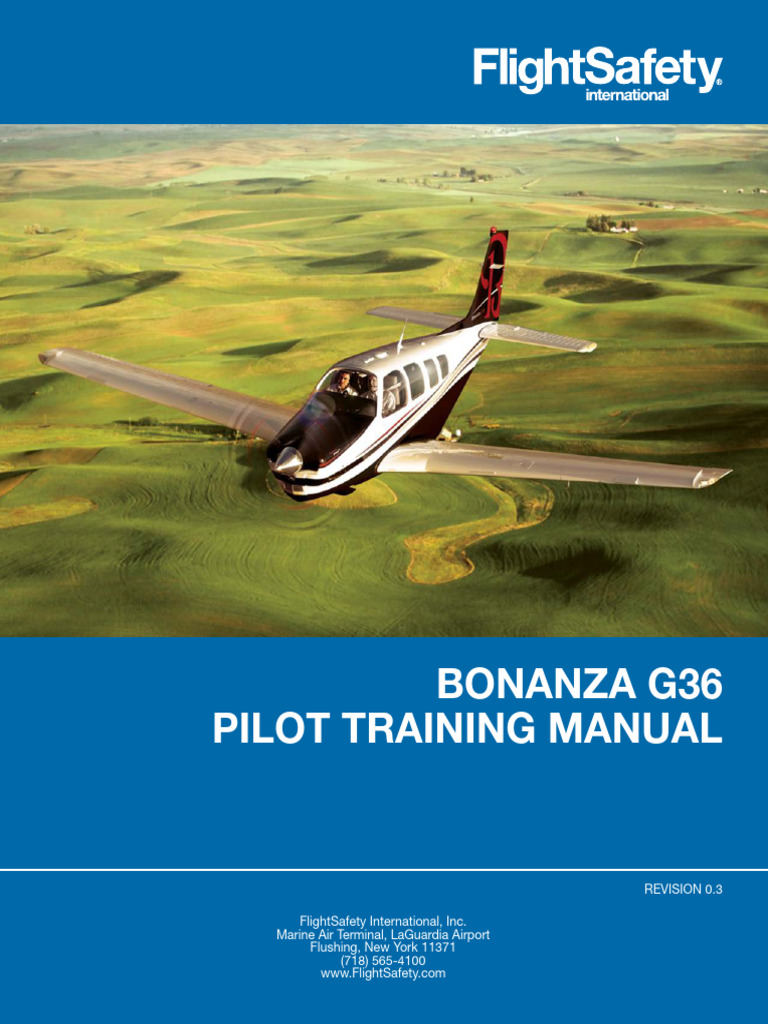 Bonanza G36 Pilot Training Manual | PDF | Aviation | Aircraft
