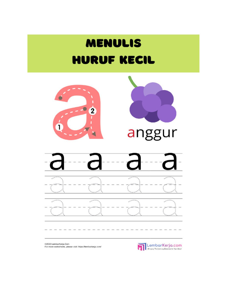 Menebalkan Huruf ABC | PDF