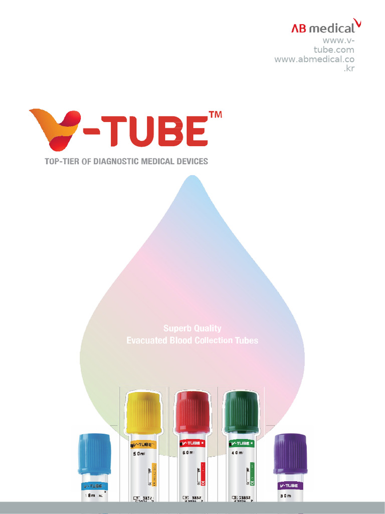 V-TUBE™ and VQ-TUBE™ Overview | PDF | Blood Plasma | Vertebrates