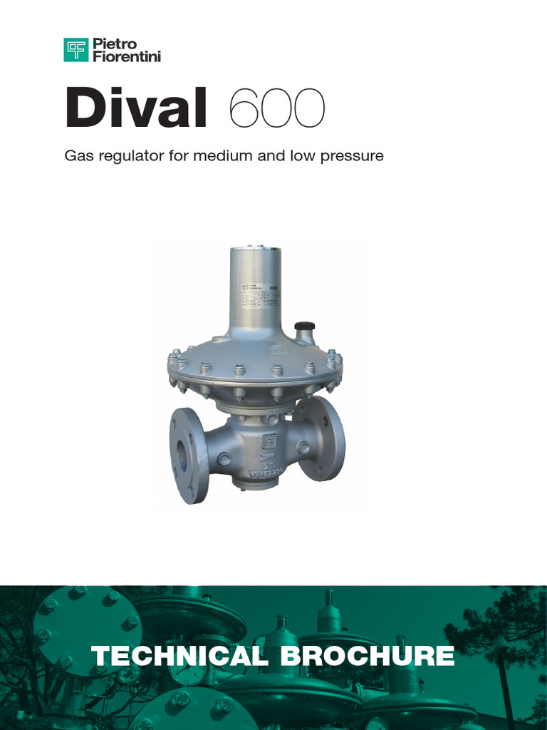 Dival 600 Gas Regulator Overview | PDF | Natural Gas | Gases