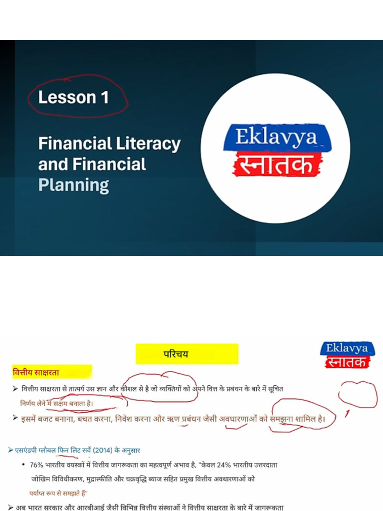 1st Unit Financial Literacy (14 Files Merged) | PDF