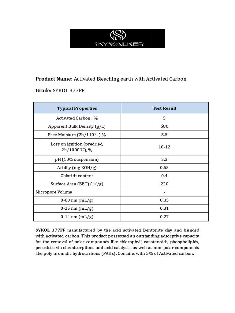 Sykol 377ff Coa | PDF
