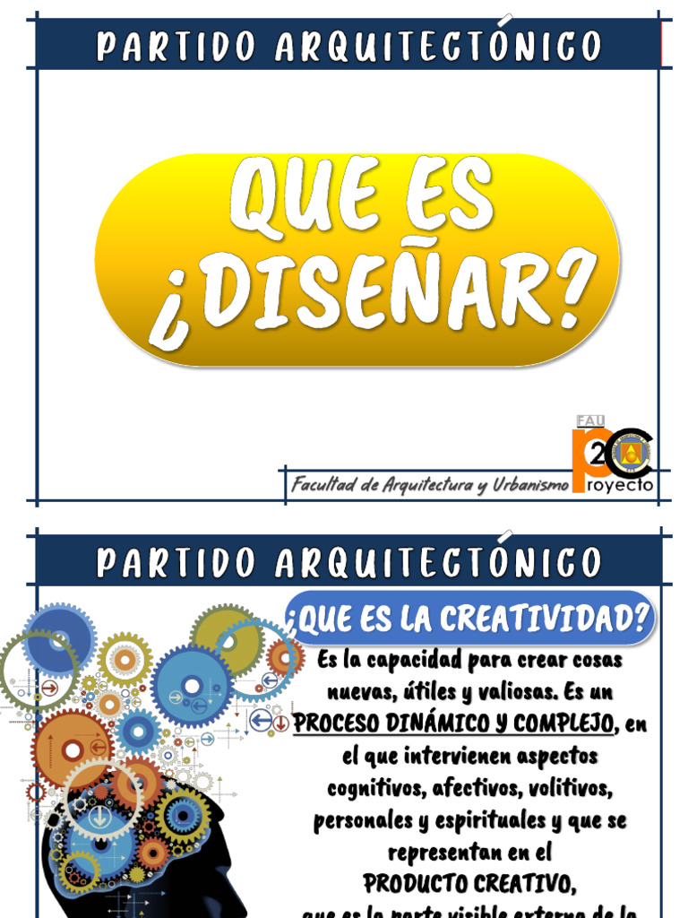 Partido Arquitectonico-Oficial-2025 | PDF | Diseño | Creatividad
