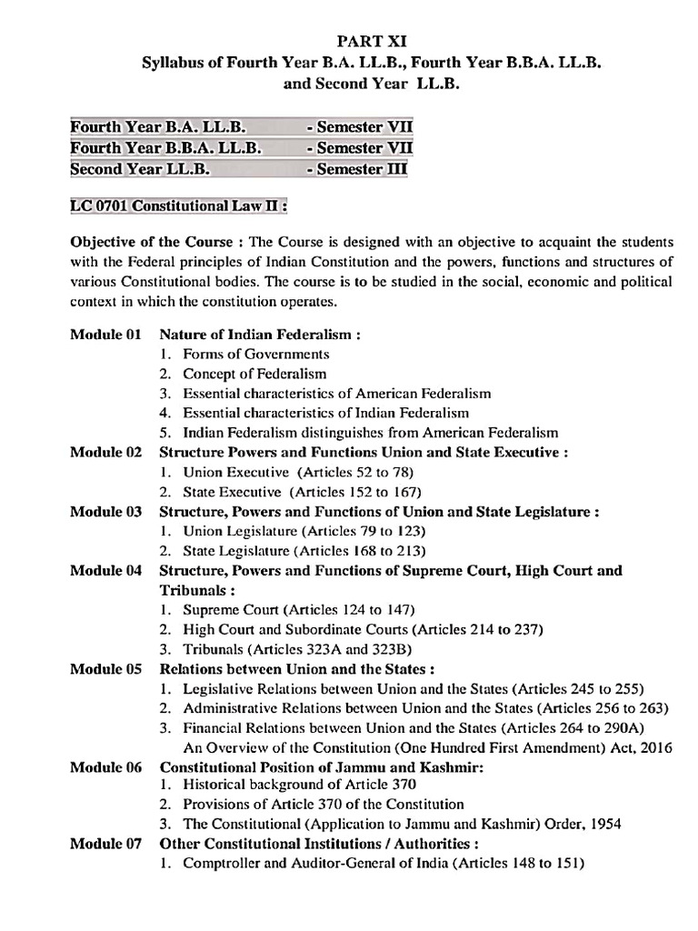Syllabus 4th Year 7th Sem | PDF
