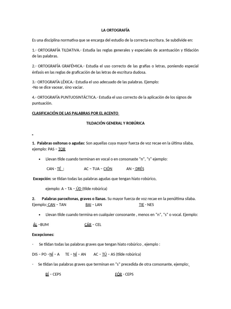 La Ortografía | PDF | Lingüística | Sintaxis