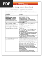 ICICI Salary Account Service Charges | PDF | Cheque | Banks