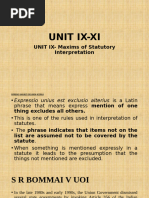 Understanding Expressio Unius Maxim | PDF | Statutory Interpretation ...