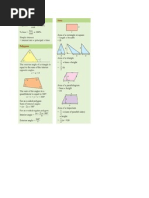 Formula Tingkatan 3 Matematik | PDF | Elementary Geometry | Euclidean ...