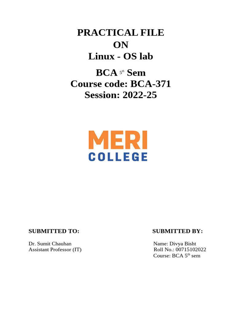 Os Practical | PDF | Letter Case | Command Line Interface