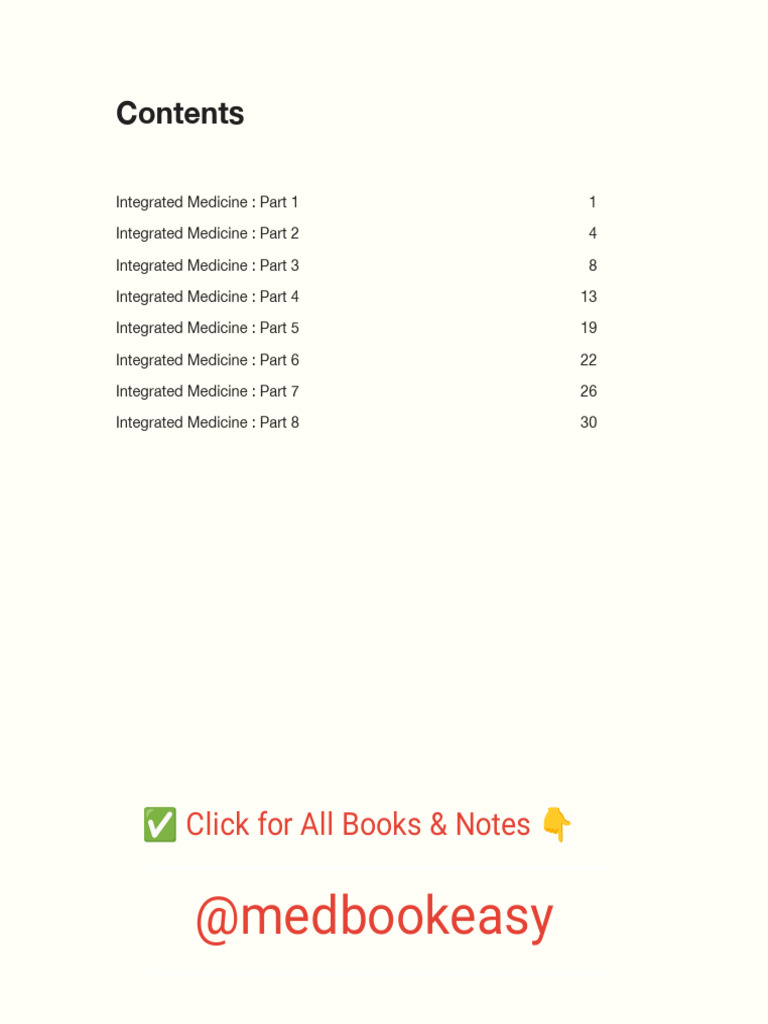 Integrated Medicine RR Ed.8 Notes @medbookeasy | PDF | Hepatitis ...