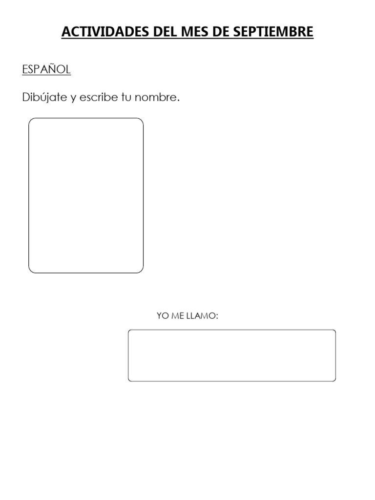 Material Imprimible Septiembre Primer Grado | PDF