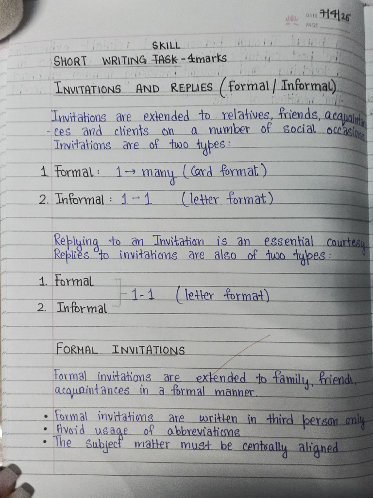Invitations and Replies | PDF