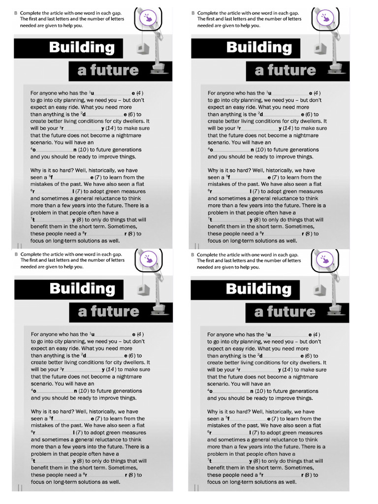 Building A Future | PDF