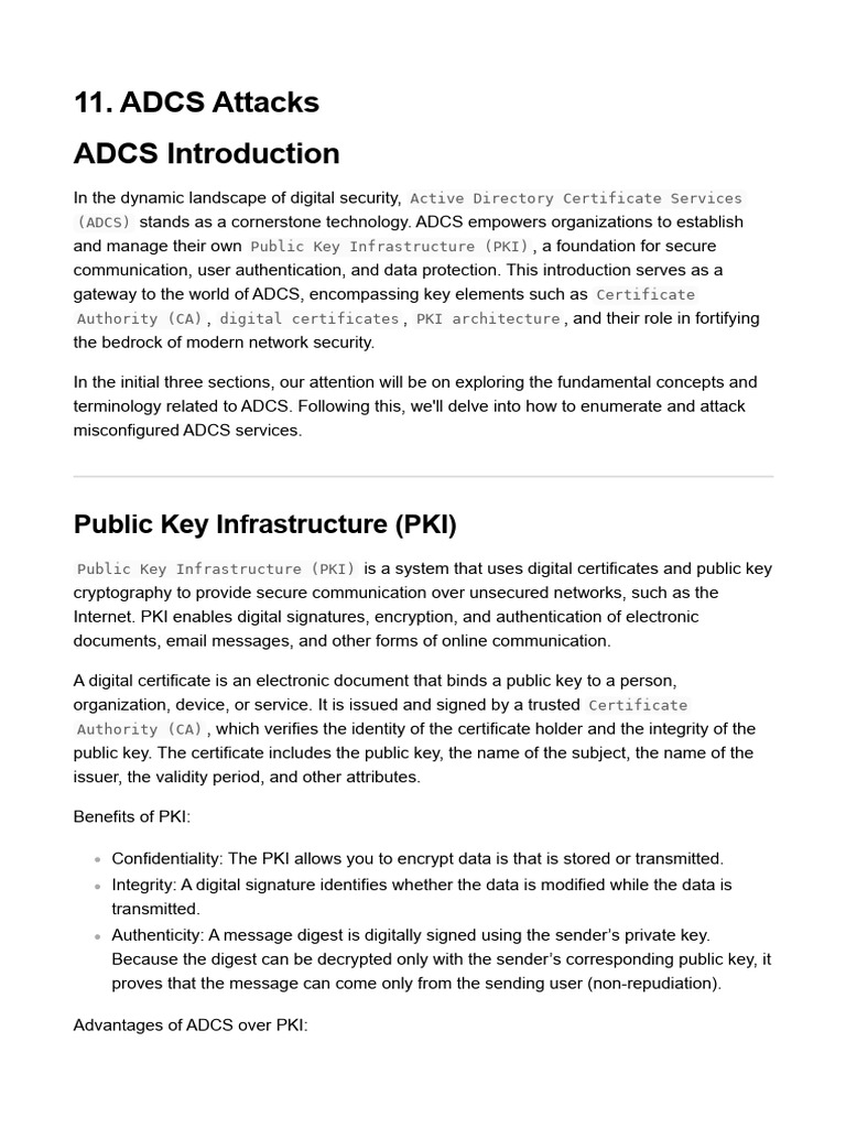 ADCS Attacks - @CyberFreeCourses | PDF | Public Key Certificate | Public Key Cryptography