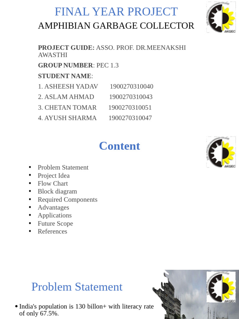 Amphibian Garbage Collector | PDF | Machines