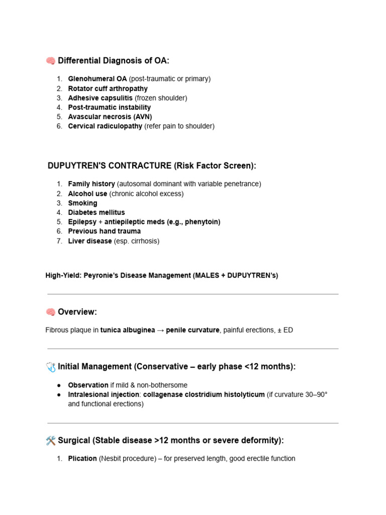 Ortho Osces 2024 | PDF | Medical Specialties | Diseases And Disorders