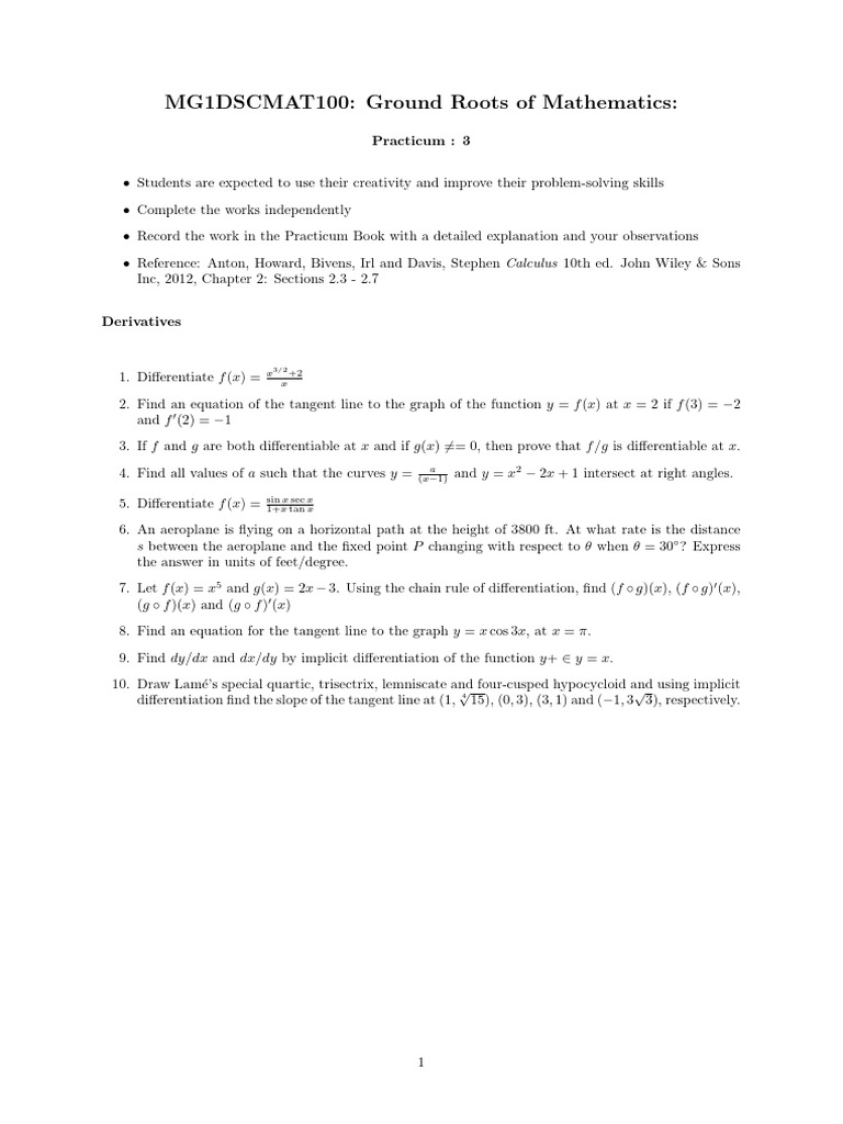 Maths Worksheet | PDF