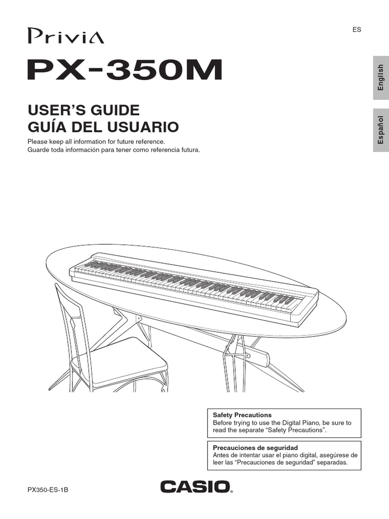 Manual Casio | PDF | Altoparlante | Piano