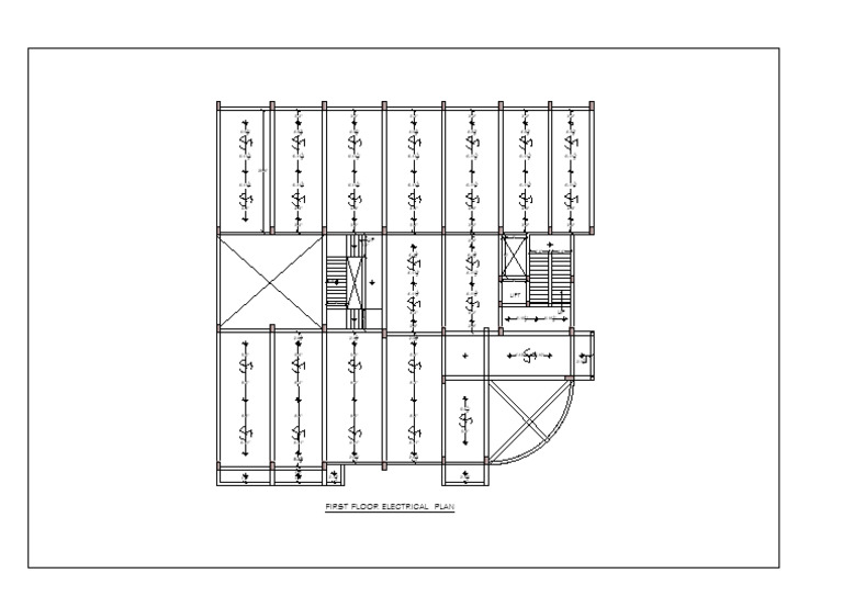 First Floor Electrical Plan Layout | PDF