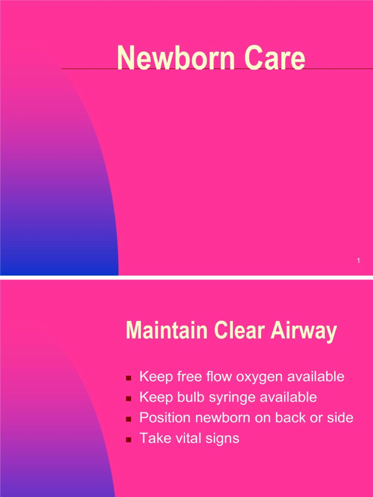 Newborn Care | PDF
