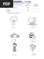Class - 1 Ch-3, Uses of Computer Worksheet Q1. Multiple Choice ...