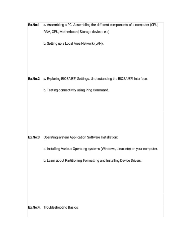 PCHSN Lab Question Paper | PDF