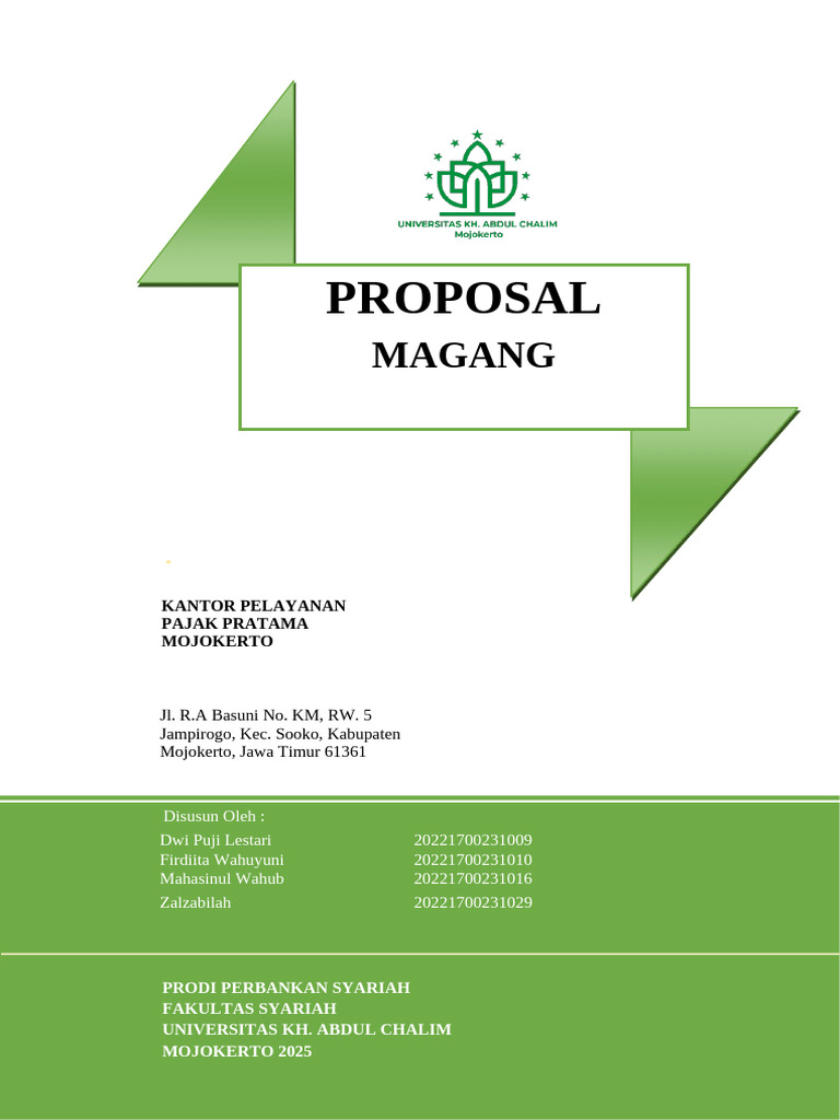 Proposal Magang BSI | PDF