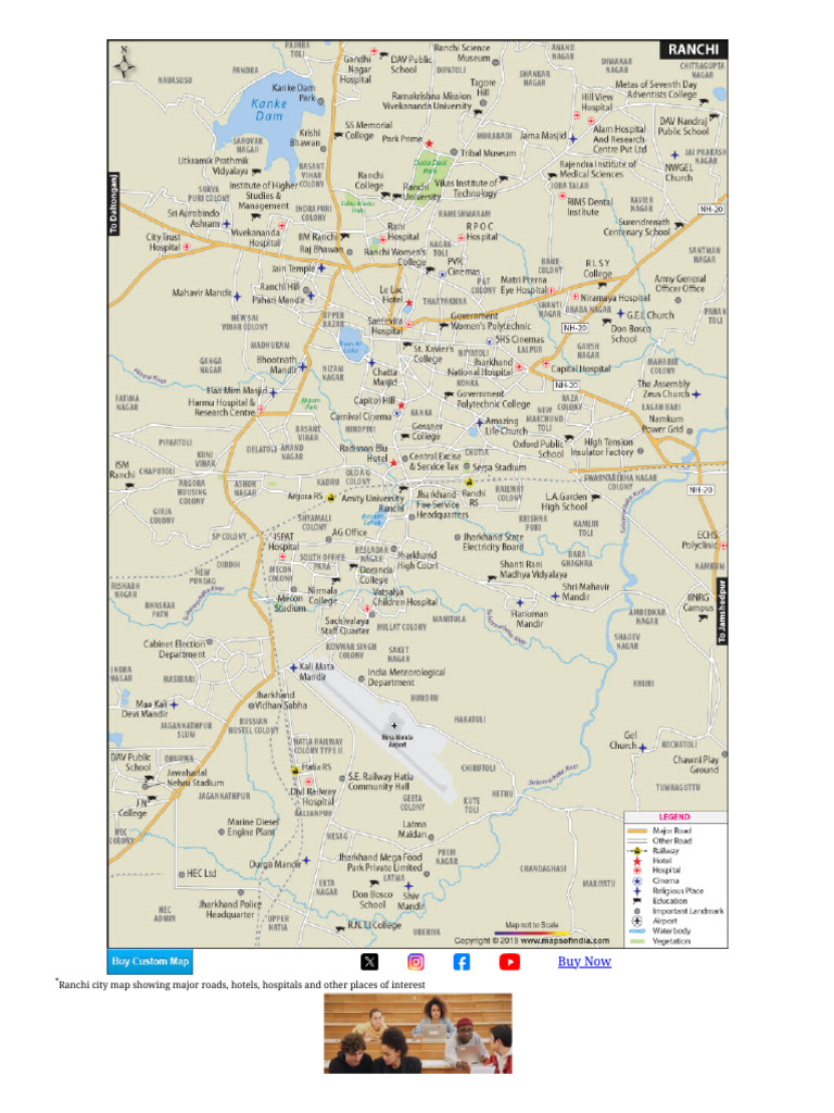 Ranchi City Map | PDF