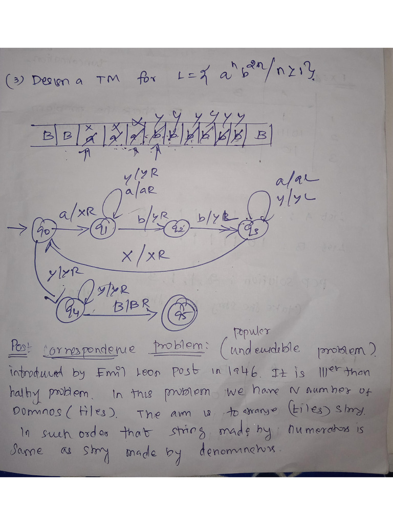 34 Post Correspondence Theorem 07-04-2025 | PDF