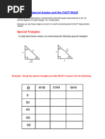 5.4 Using The Cast Rule | PDF | Trigonometric Functions | Euclidean ...
