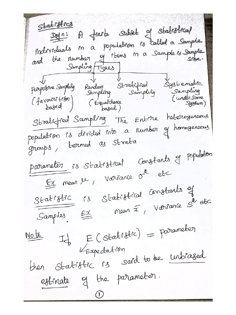 Stat Part 1 | PDF