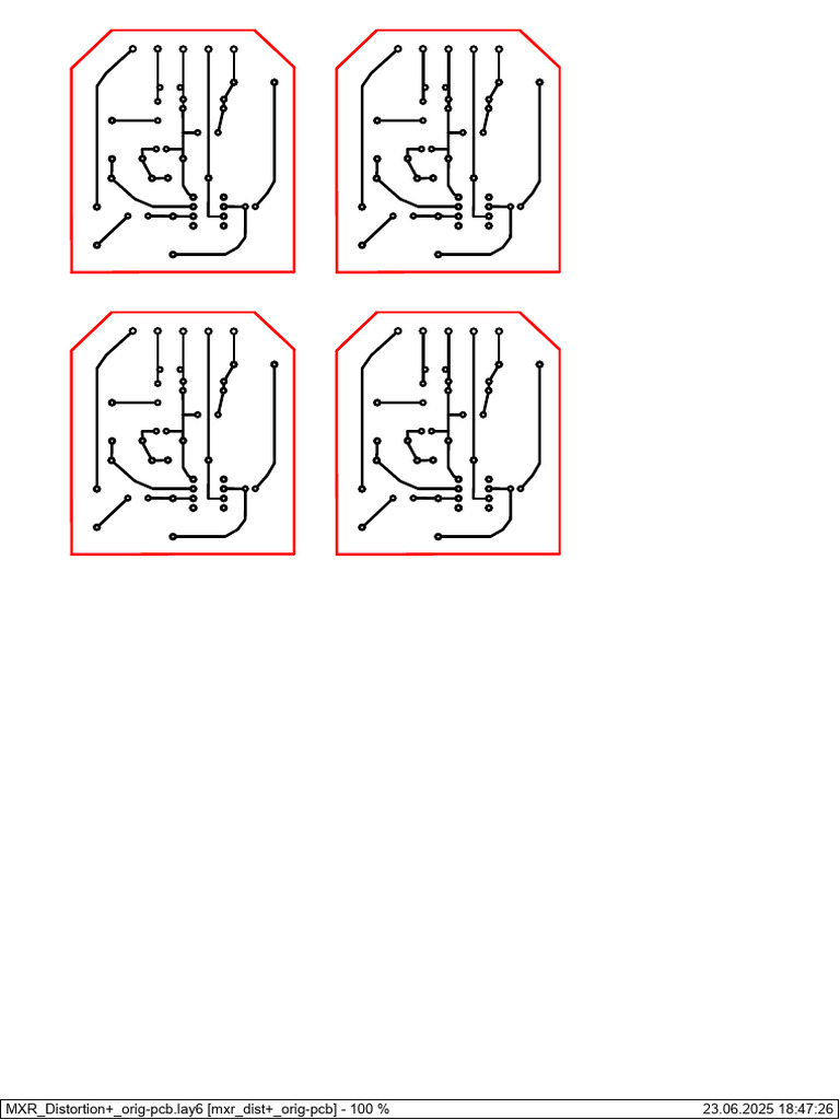 MXR - Distortion+ - Orig-Pcb - Lay6 (MXR - Dist+ - Orig-Pcb) - 100 % 23 ...