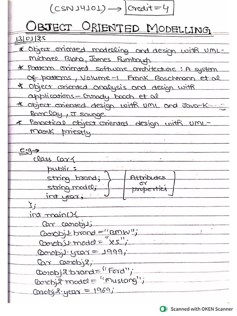 OOM Notes Sameer | PDF