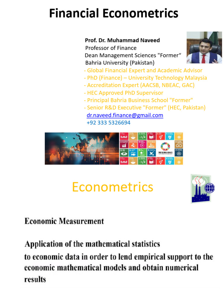 Overview of Financial Econometrics | PDF | Econometrics | Economics