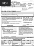Calamity Loan Application Form (CLAF) | PDF | Loans | Interest