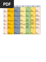 Time Table 2025-26 | PDF