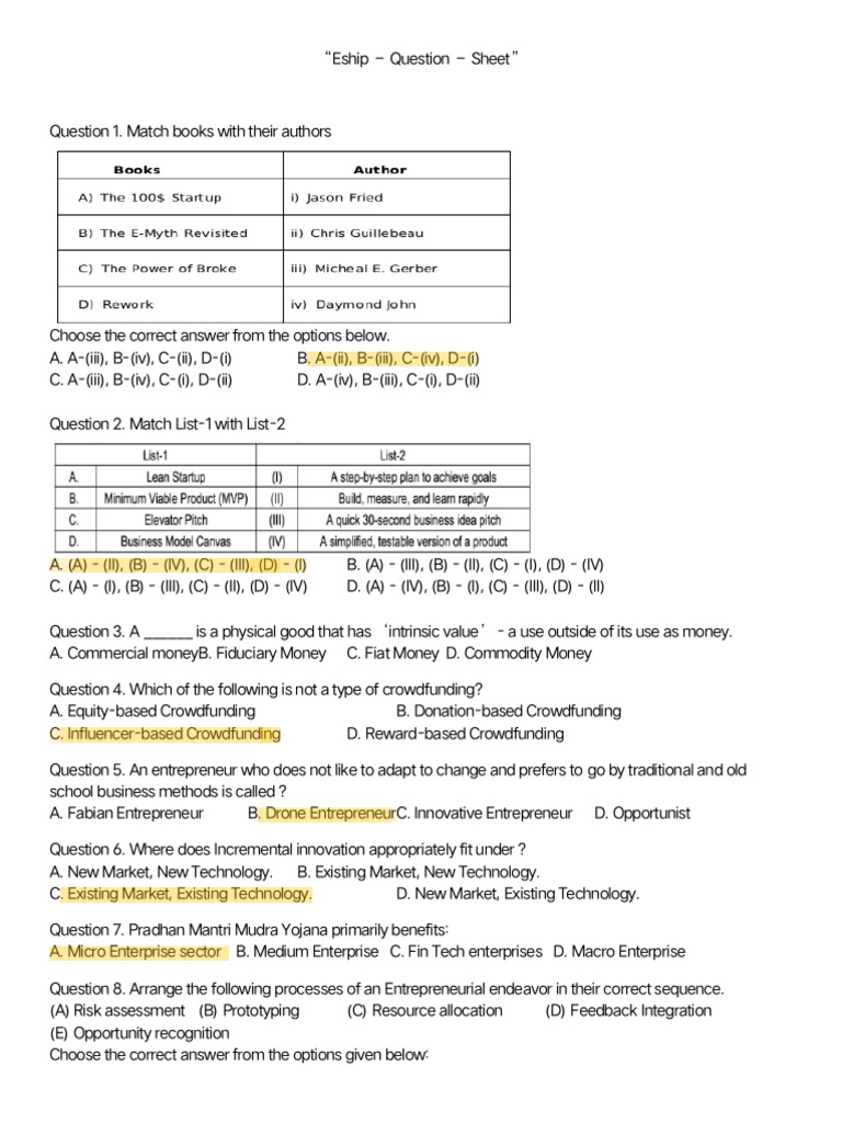 Eship | PDF | Entrepreneurship | Startup Company