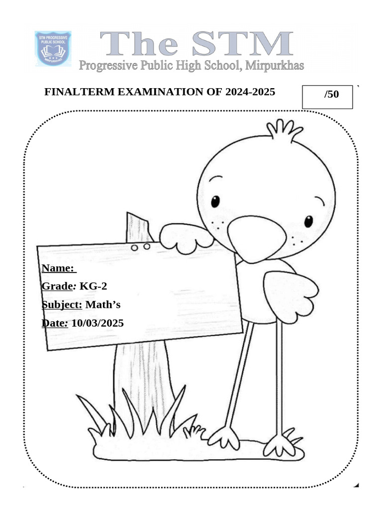 KG - 2 Final Term Paper | PDF