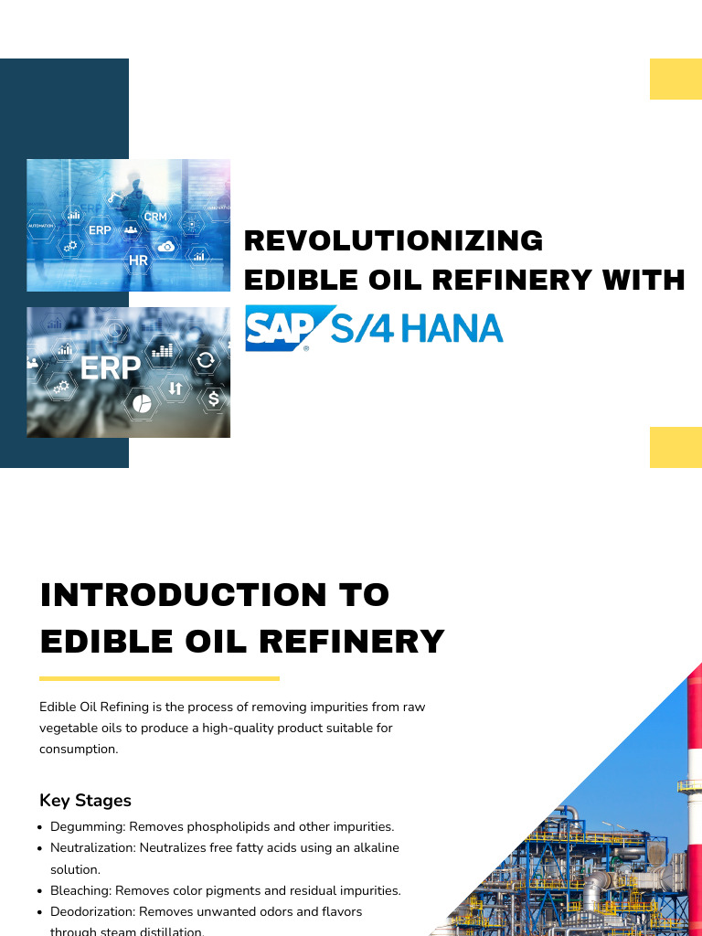 Revolutionizing Edible Oil Refinery With SAP S4 HANA | PDF | Internet ...