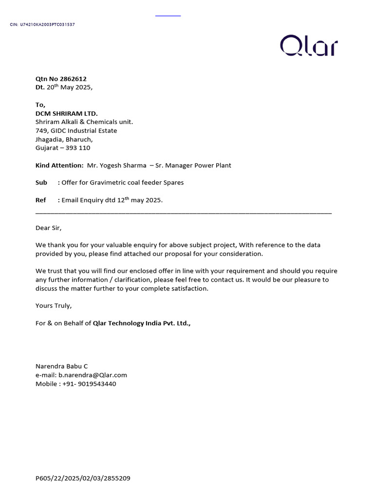 Qlar Technology India Pvt. Ltd. Offer | PDF | Copyright Infringement ...