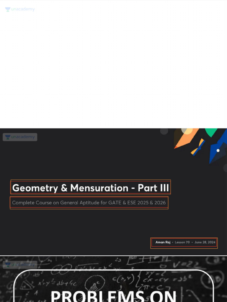 Geometry Mensuration Part III With Anno | PDF