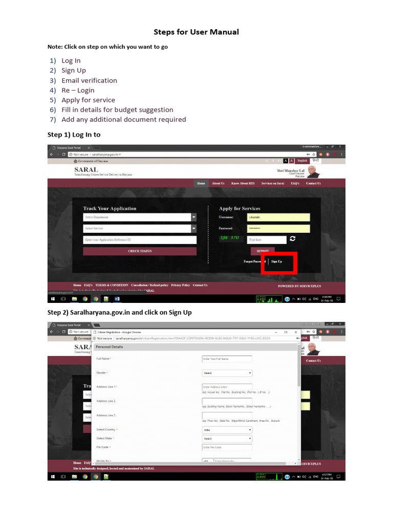 Using Saral | PDF
