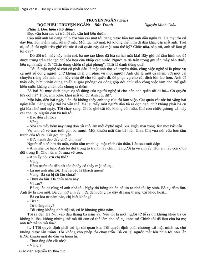 NV8 Tuan 21 HS CD | PDF