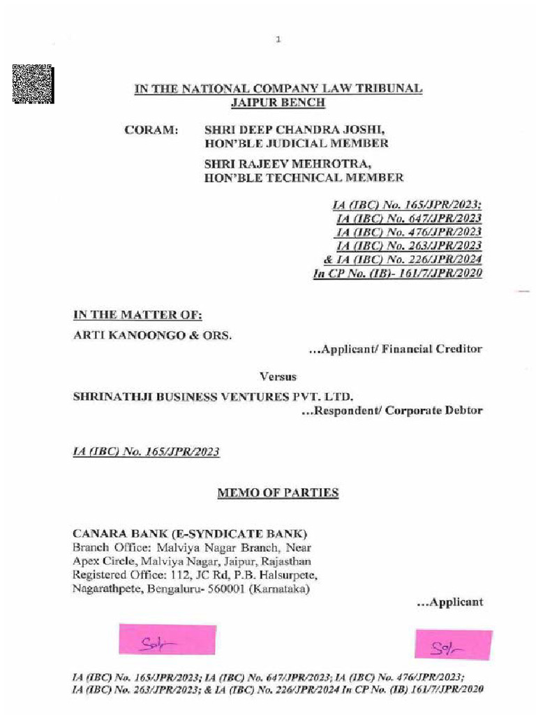 IBC Vs PMLA - Fraudulent CIRP | PDF