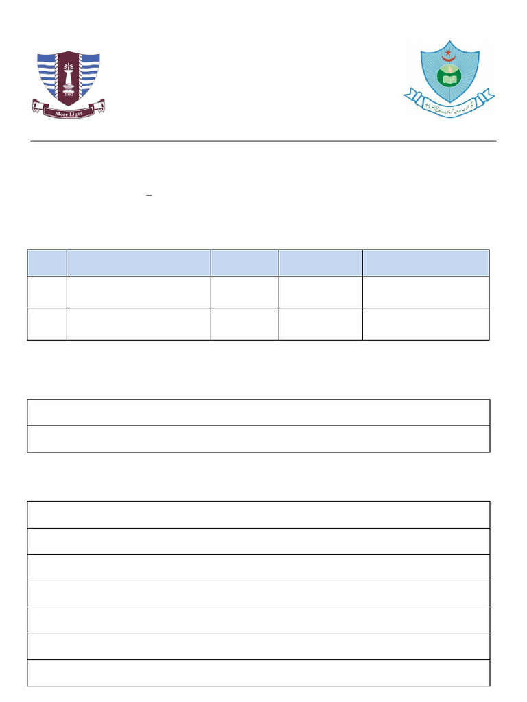 Final Year Project Proposal Template | PDF