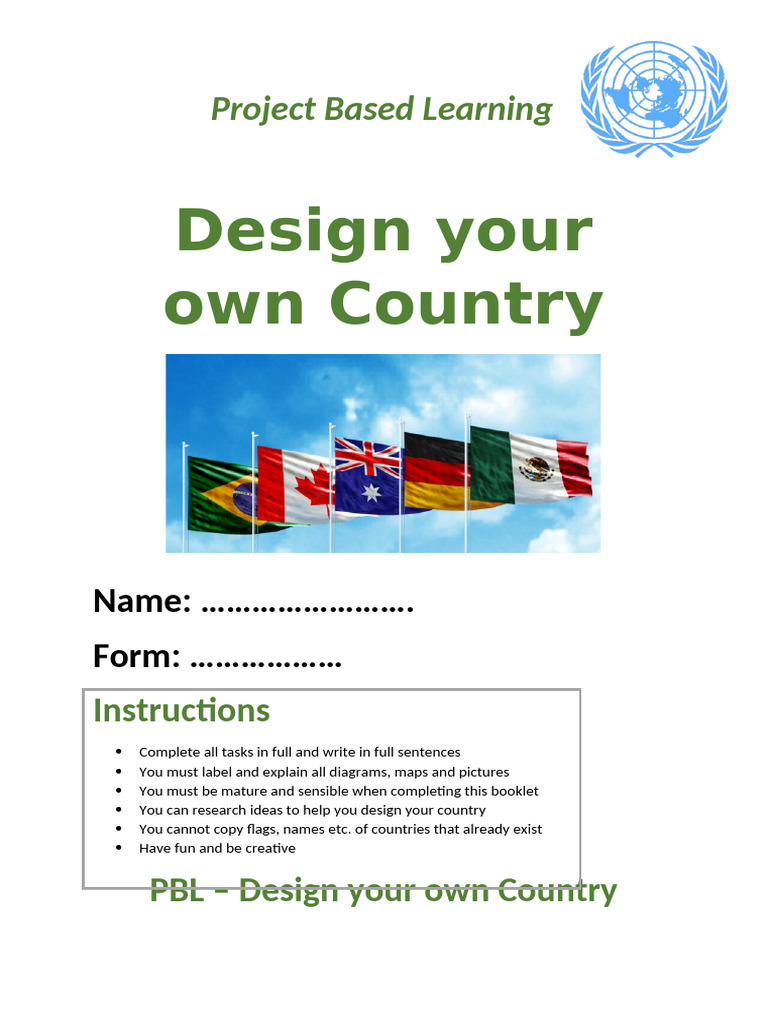 PBL Design Your Own Country | PDF | Chess Openings | Chess Theory