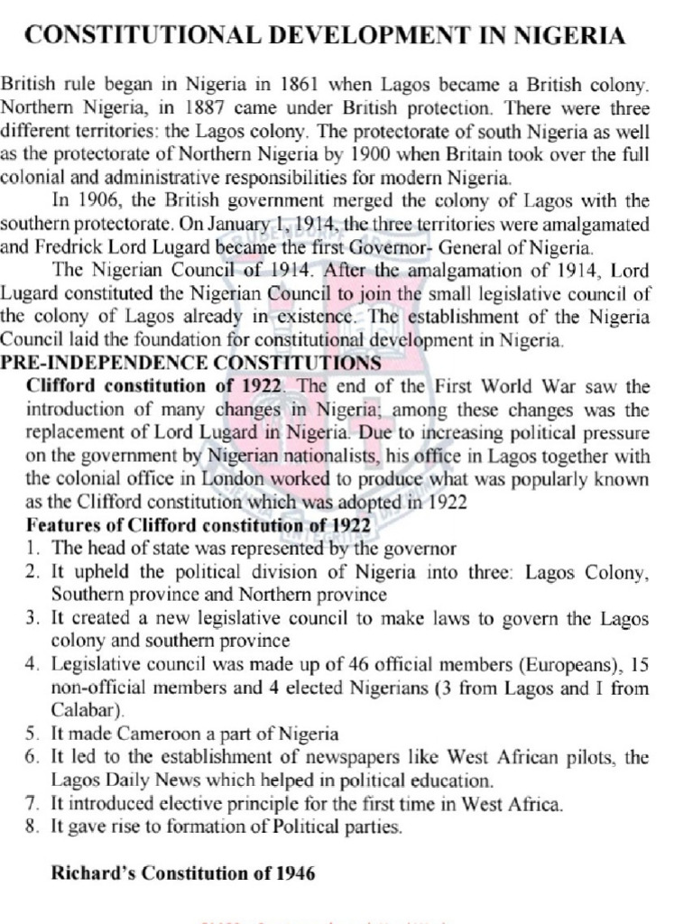 Constitutional Development | PDF