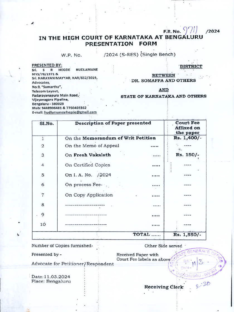 WP 8751 of 2024 Ccms | PDF