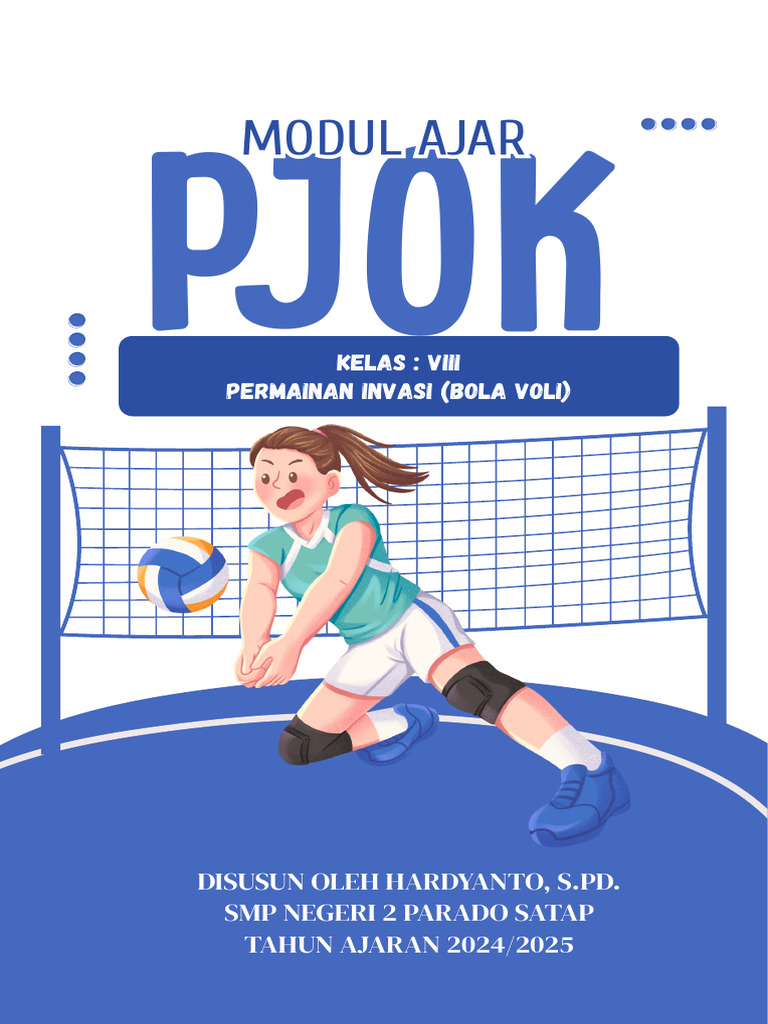 Biru Ilustrasi Modul Ajar POJOK Sampul Buku | PDF