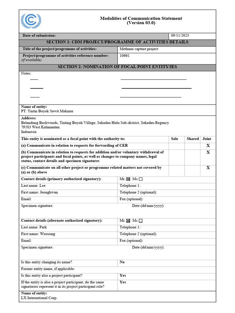 Pa10661 CDM Moc Form Form | PDF | Equipment | Office Equipment